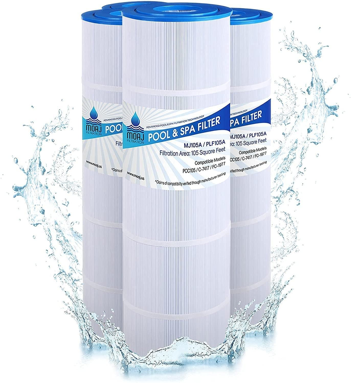4-PACK Advanced Filter Cartridge Replaces Pentair CCP420, Pleatco ...