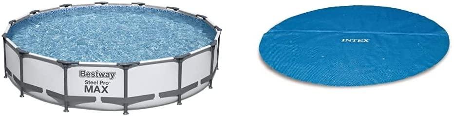 Bestway 56597E Pro MAX Above Ground, 14ft x 33in | Steel Frame Round ...