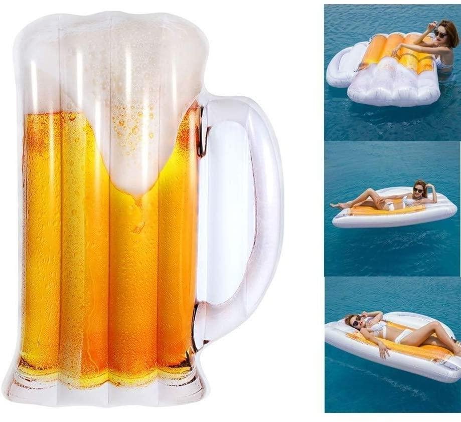 Zhengtufuzhuang Giant Inflatable Beer Mug Model Swimming Pool Floating ...