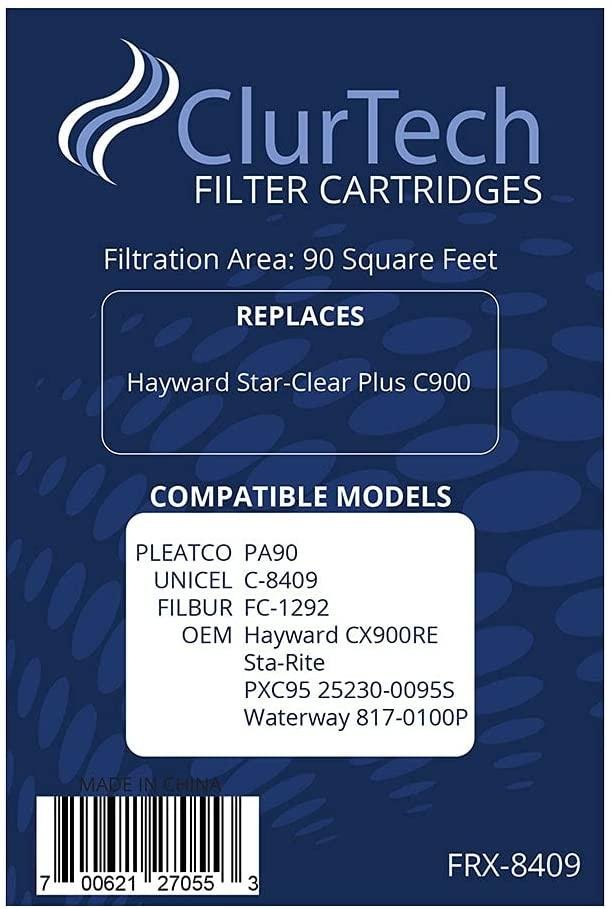 ClurTech FRX-8409-4 Replacement 4 Pack Hayward Star-Clear Plus C900 ...