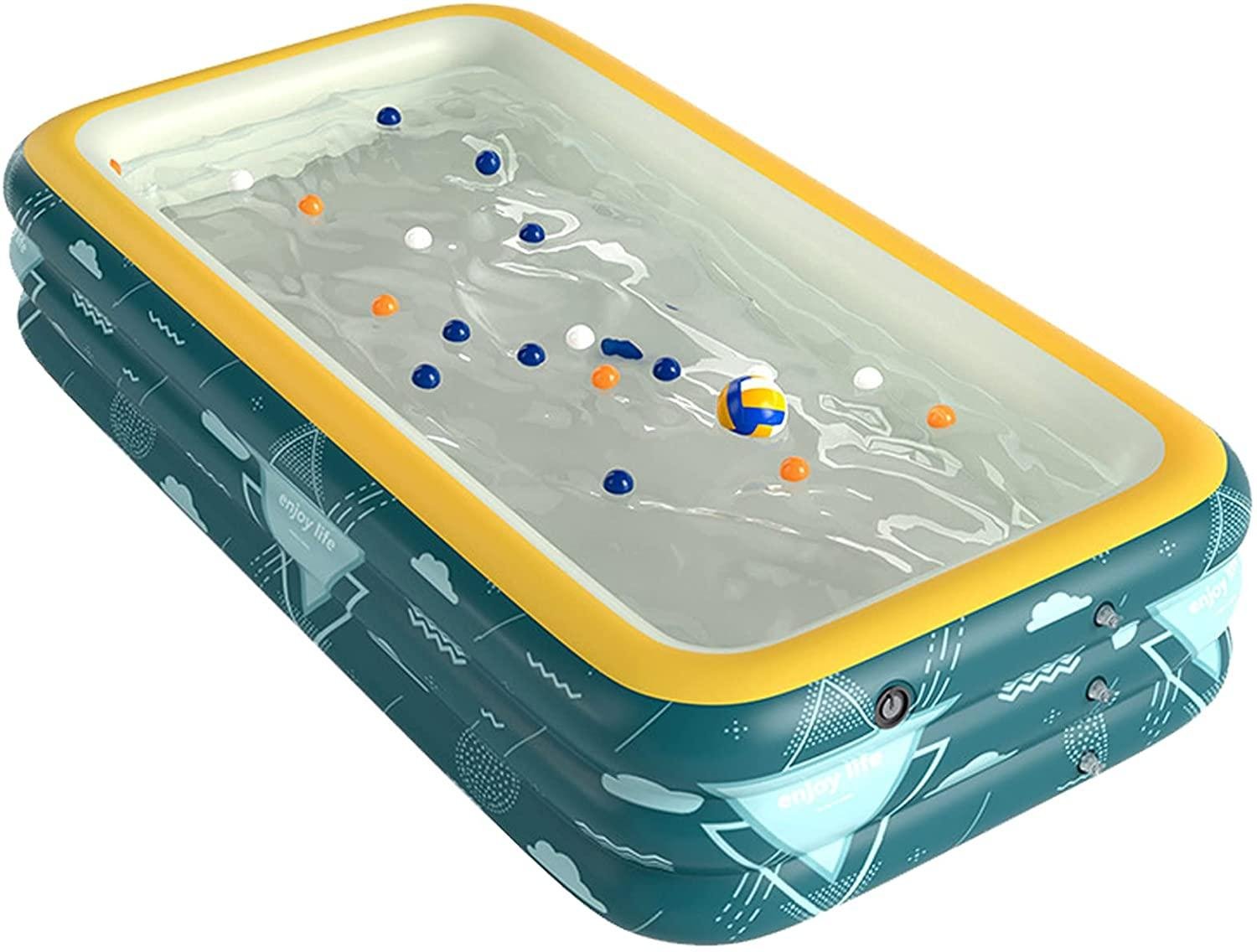 40s Wireless Inflatable Pool, 210x145x60cm/300x175x60cm Inflatable Pool ...