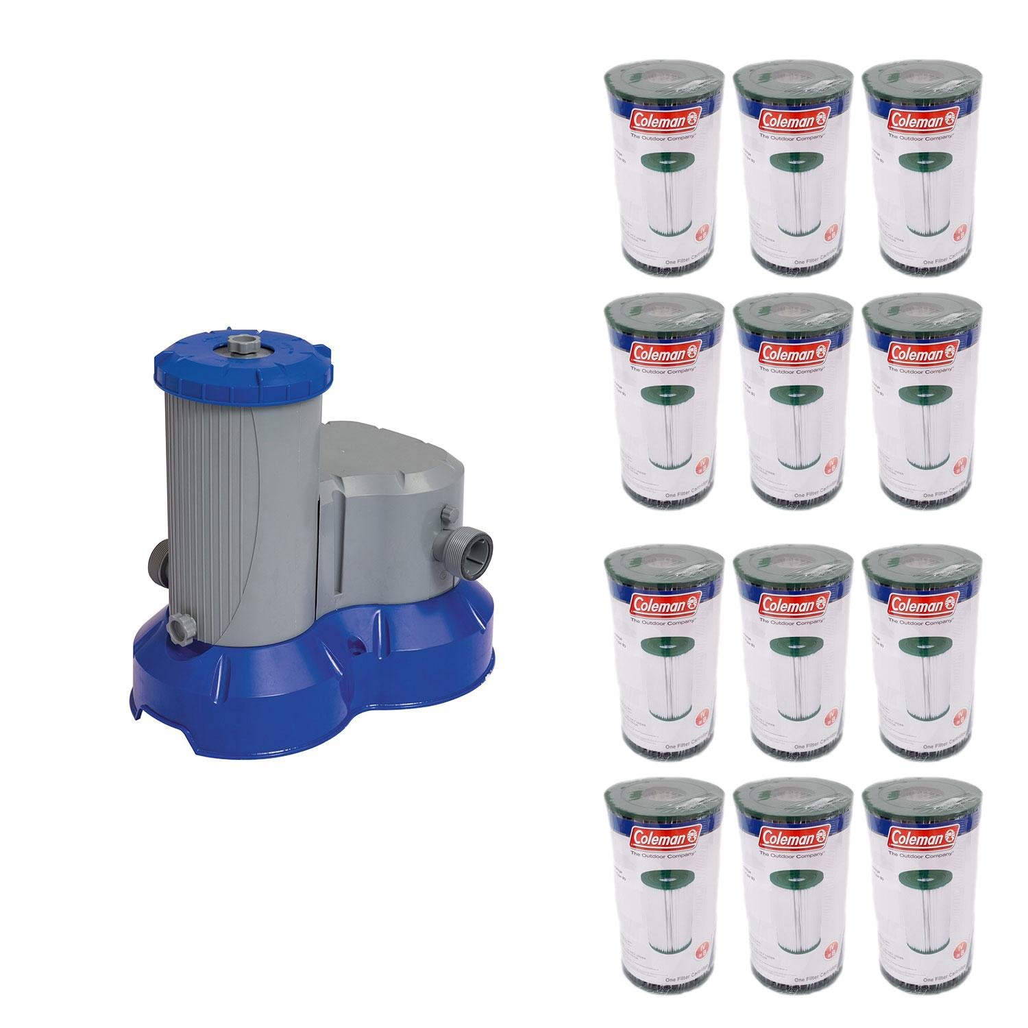 Bestway Pool Filter Pump + Filter Replacement Cartridge Type IV/B (12 ...