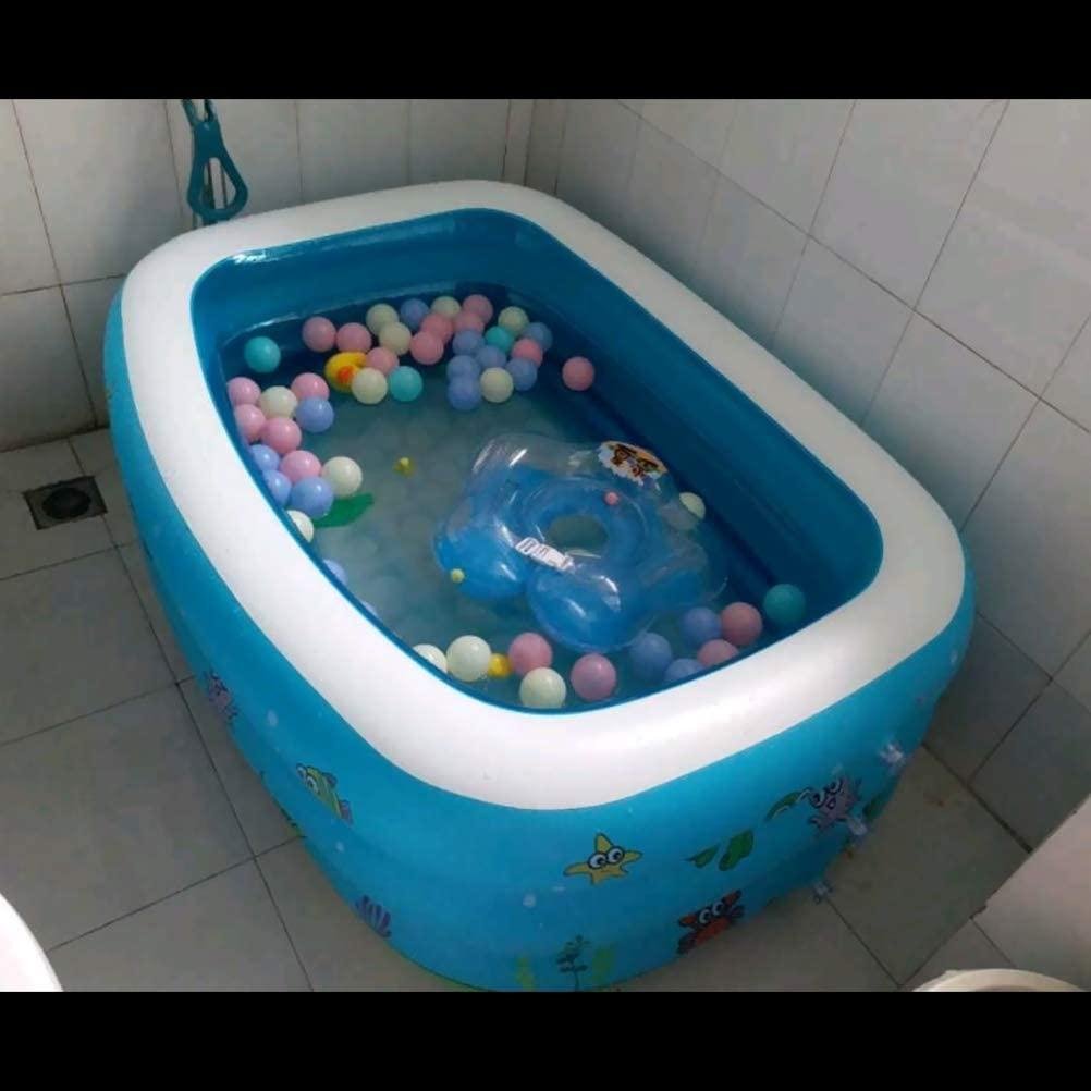 ZEIYUQI Thickened Children’s Paddling Pool with Pump Portable Anti ...