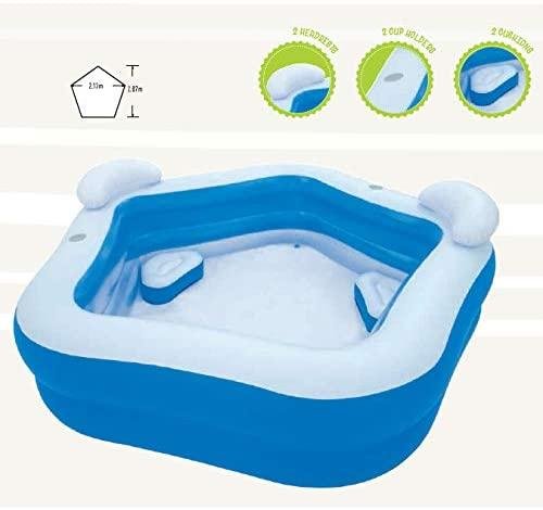 Inflatable Swimming Pool, Thickened Family Paddling Pool, Children’s ...