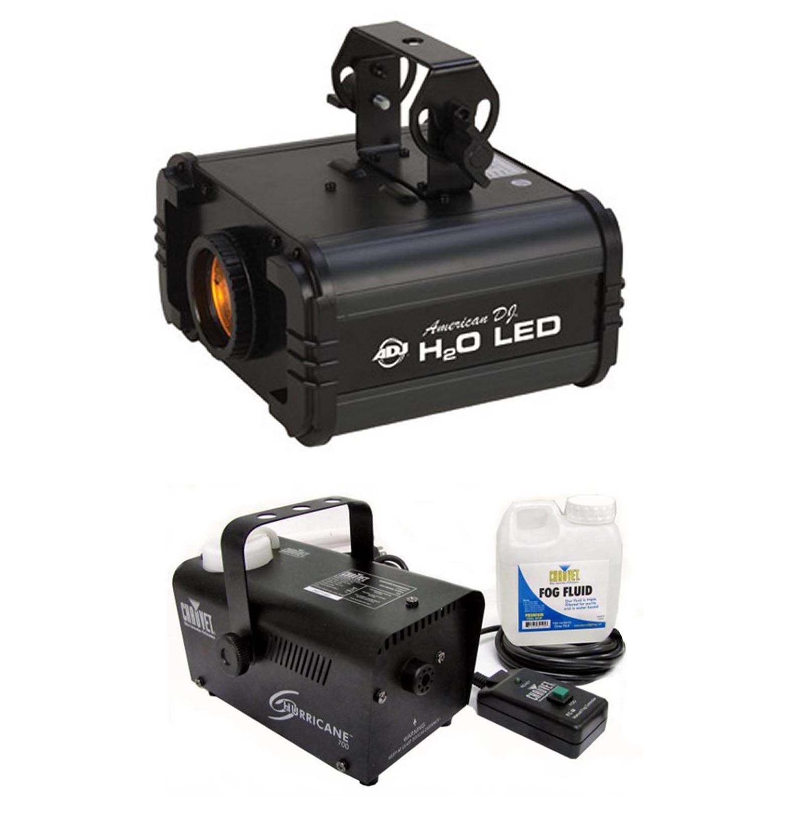 NEW AMERICAN DJ H2O IR LED Water Flowing Light Effect + Chauvet H700 ...
