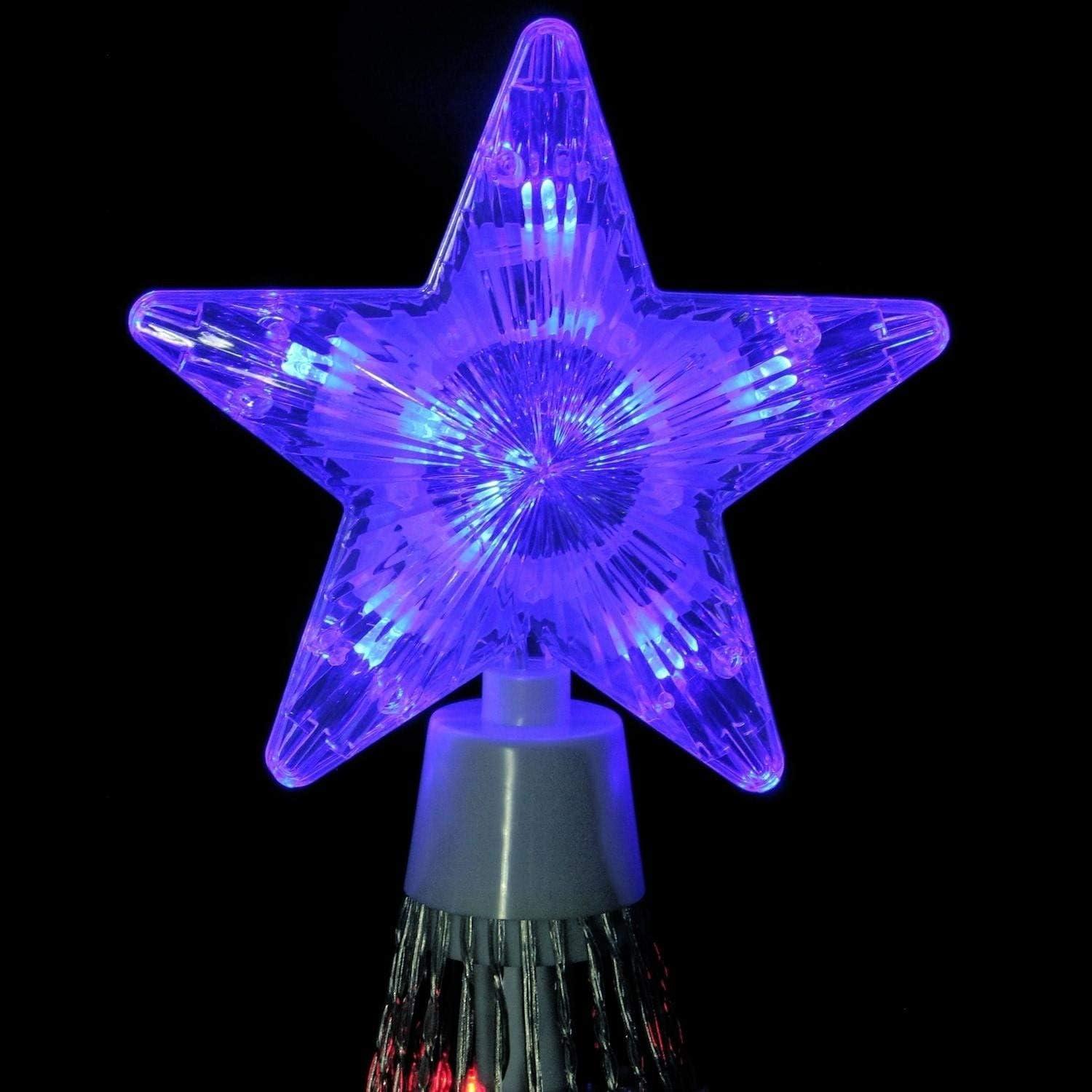 Northlight 6′ Metal LED Lighted Show Cone Christmas Tree Outdoor ...