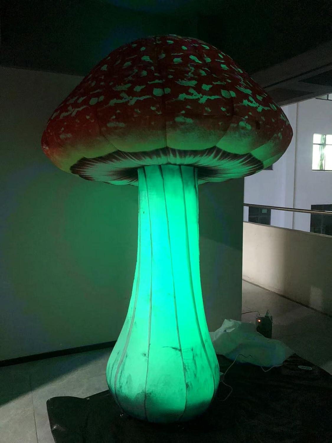 Outdoor Garden Decor Giant LED Inflatable Mushroom for Stage, Backyard ...