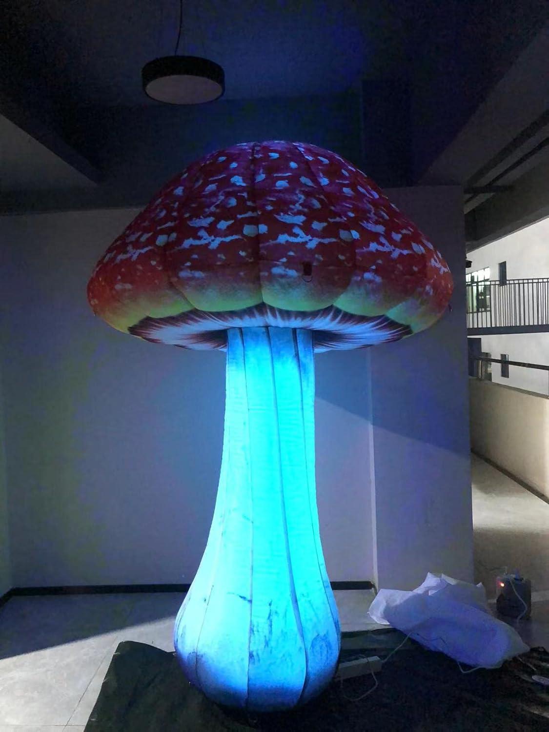 Outdoor Garden Decor Giant LED Inflatable Mushroom for Stage, Backyard ...