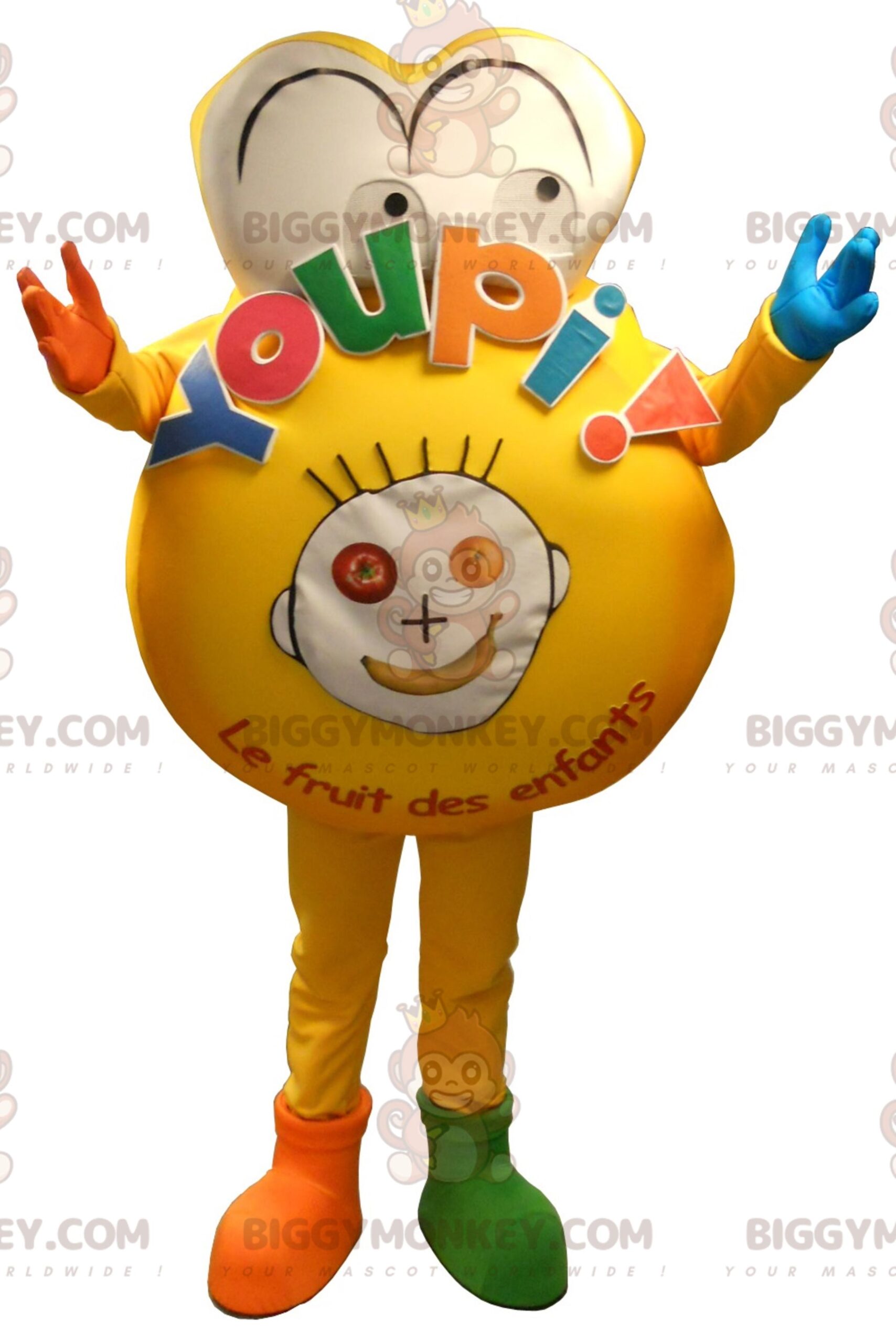 BIGGYMONKEY™ Yippee Famous Fruit Brand Kids Mascot Costume – Diikon