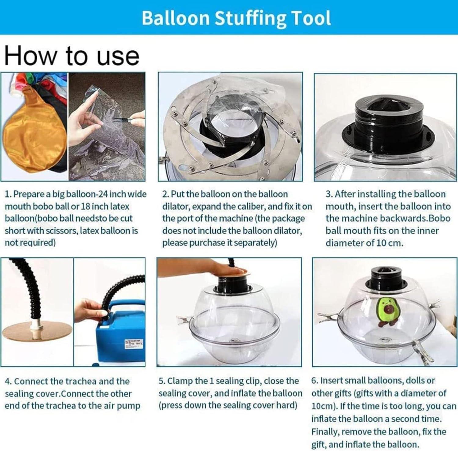 DARZYS Balloon Stuffing Machine Balloon Expander Stuffer for Balloon ...