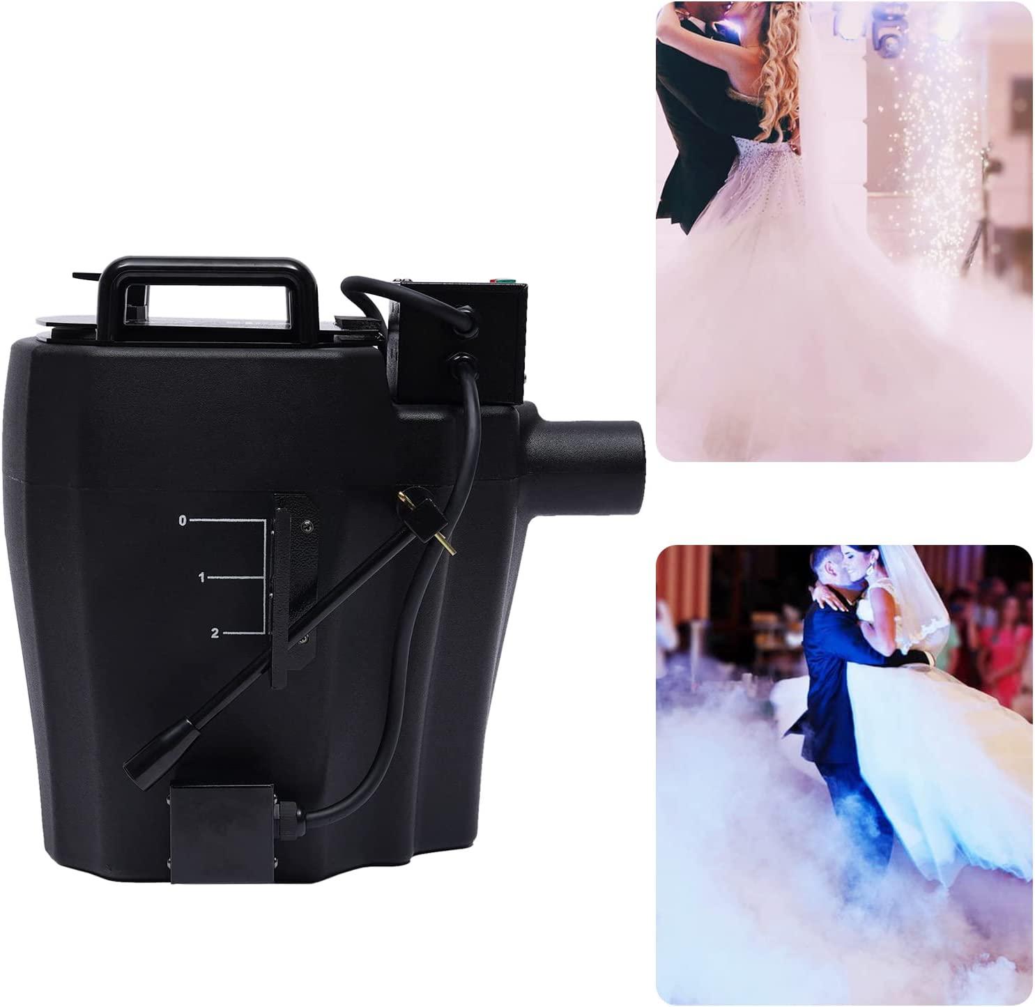 Miumaeov Dry Ice Machine Low Fog Smoke Machine 3500W Stage Atmospheric ...