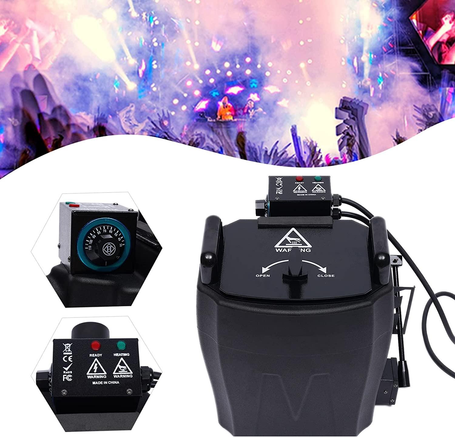 Miumaeov Dry Ice Machine Low Fog Smoke Machine 3500W Stage Atmospheric ...