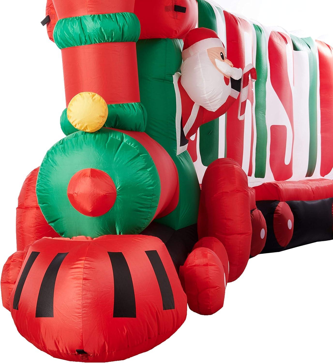 Holiday Time Yard Inflatables Train 16 Foot Christmas – Diikon